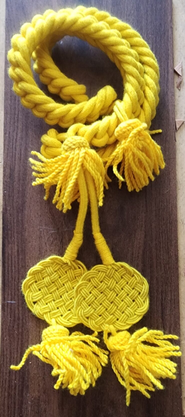 Shako Hat cords Yellow, Red, White and Green - Corps Sutler