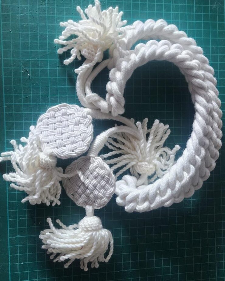 Shako Hat cords Yellow, Red, White and Green - Corps Sutler