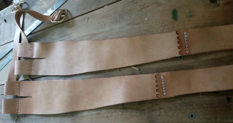 17Tth Century Shoulder Sword Sling 100% leather hand stitched - Corps ...