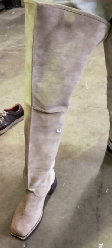 17th Century Mounted Leather Bucket Boots - Corps Sutler