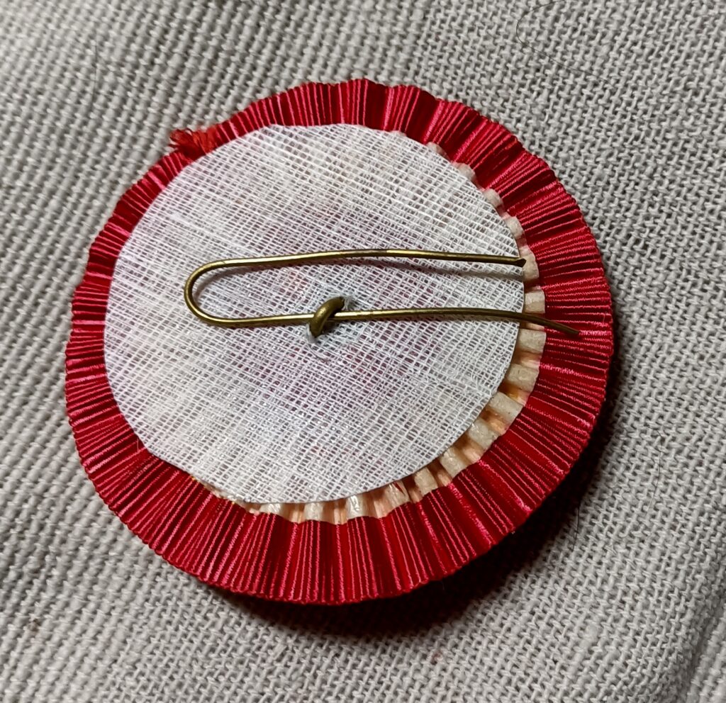 Spanish Cockade 65mm with Infantry brass infantry button - Corps Sutler