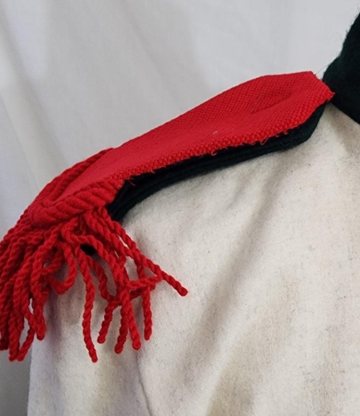 Napoleonic French Epaulettes (Pair) - RED - Corps Sutler