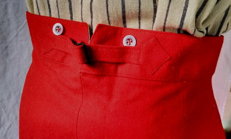French red wool trousers - Corps Sutler